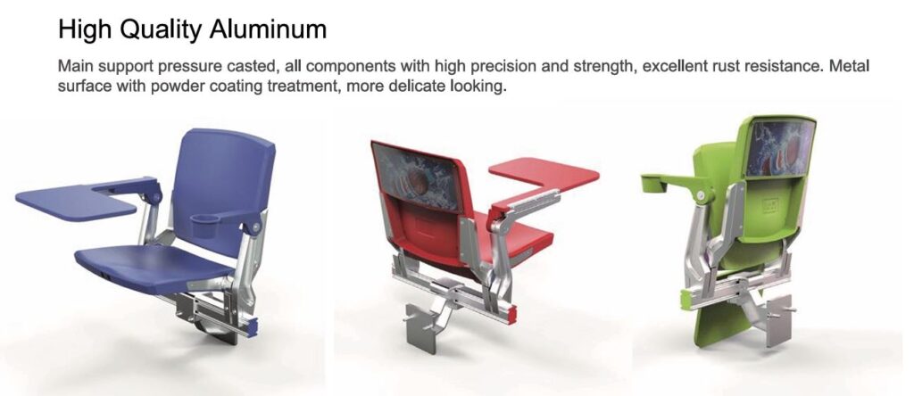 Beam Floor Mount Seats | Rail Mounted | Stadium Seating | Preferred ...
